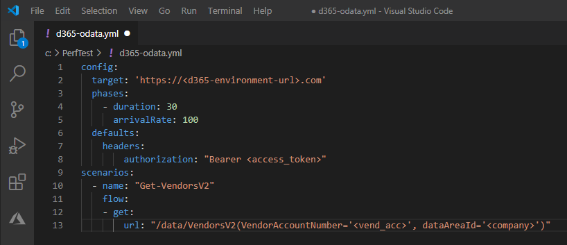 Dynamics 365 FinOps: OData load testing – filardi.cloud